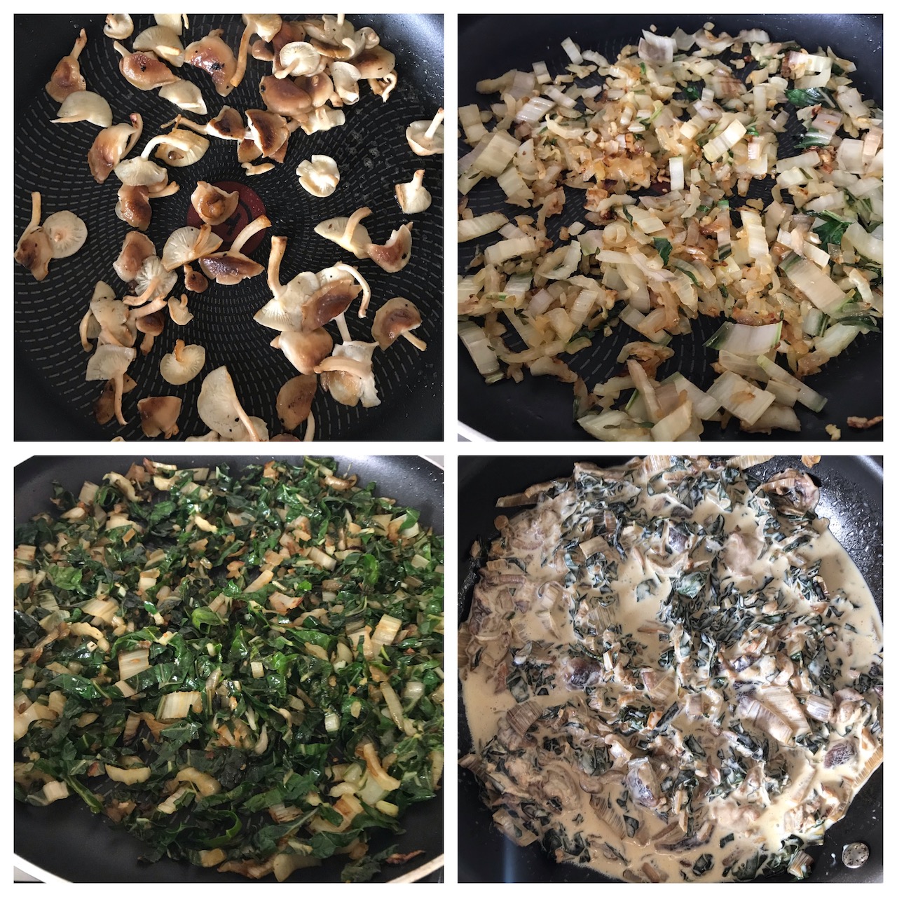 Creamy Silverbeet and Mushroom Pasta Sauce - Heritage Farm